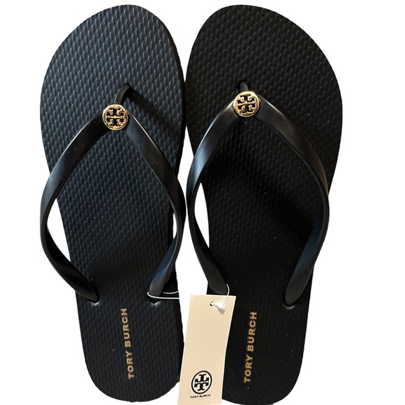 Tory Burch | Shoes | Tory Burch Perfect Black Flip Flops | Poshmark